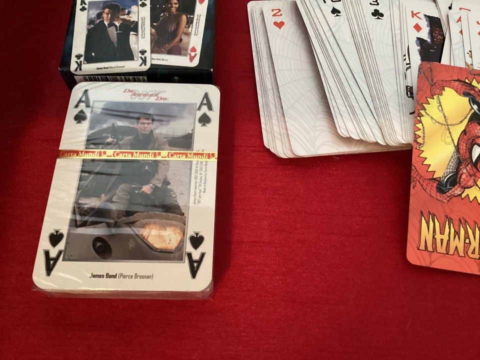 Spider-Man / Batman / 007 picture playing cards. | eBay UK