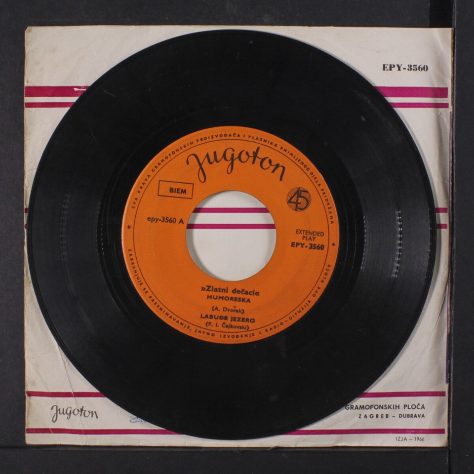 ZLATNI DEÄŒACI: Ondas Del Danubio + 3 JUGOTON 7" Sencillo 45 RPM | eBay