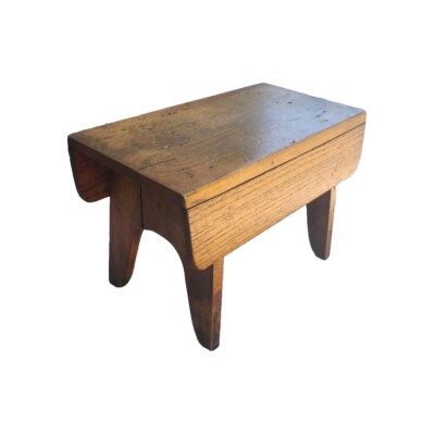 Antique Handmade Footstool/Bench/Step Stool 18x9 Inches | eBay