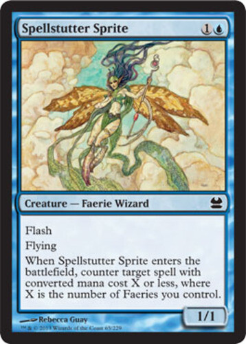 Spellstutter Sprite - Foil Modern Masters Lightly Played, English - MTG ...