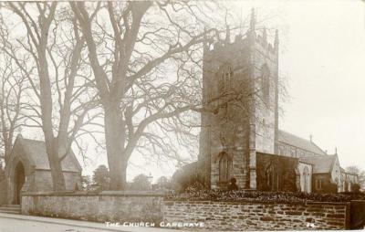 REAL PHOTOGRAPHIC POSTCARD OF GARGRAVE CHURCH, (NEAR SKIPTON), WEST ...