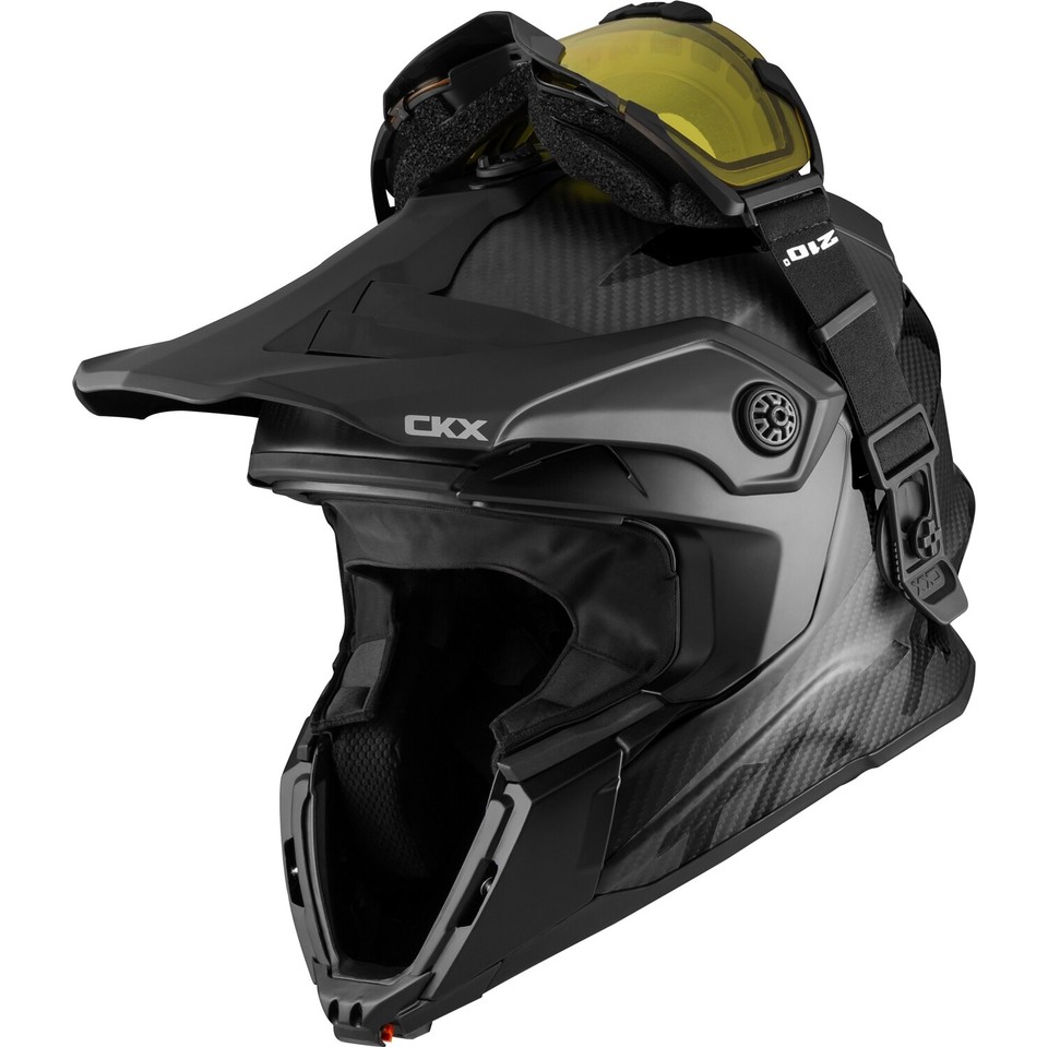 CKX Titan Original Backcountry Helmet Carbon Fiber Matte Black w ...