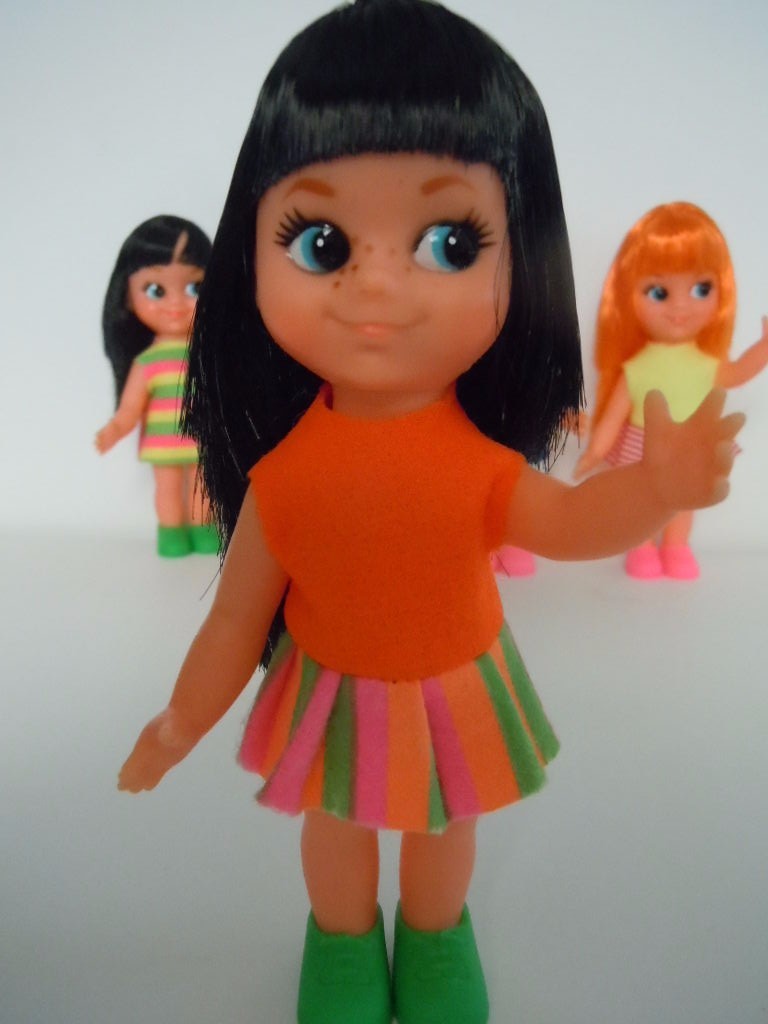 1970'S CHIKA / CHIKO CHAN SHIBA DOLLS ERA / MY-TOY CO. TINY TERRY CLONE ...