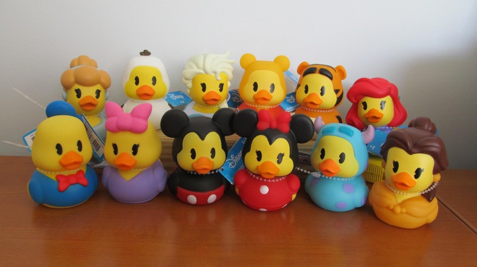 Disney Rubber Ducks- Mickey, Donald, Pooh, Belle, Cinda, Sully ...