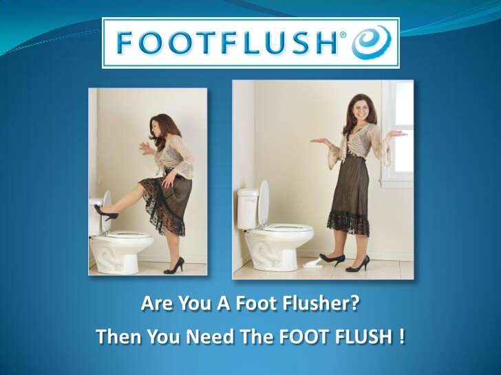 Handicap Easy Pedal Safe Sanitary Potty Train hands-free flusher THE ...