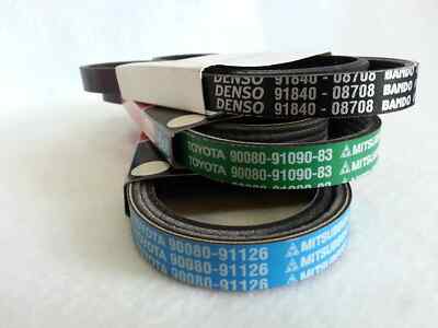 GENUINE TOYOTA TACOMA 4RUNNER T100 3.4L V6 BELTS KIT AC / STEERING ...