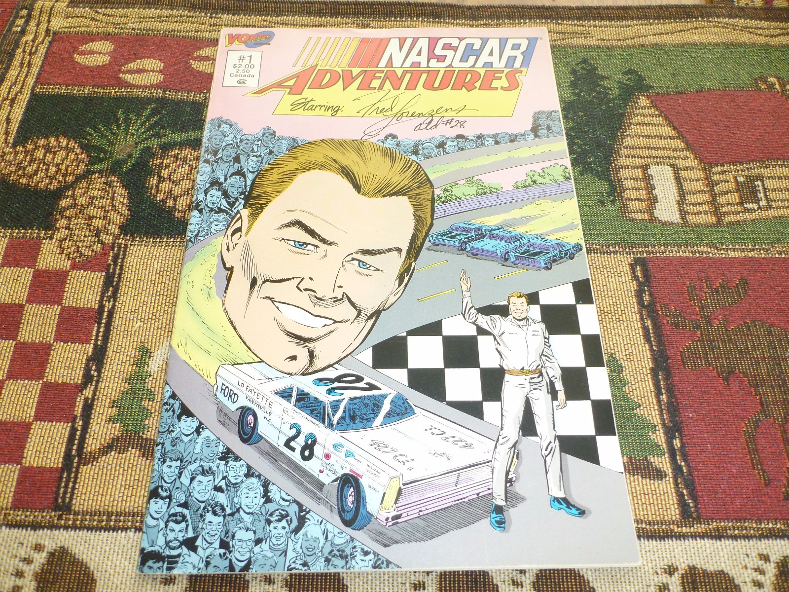 NASCAR Adventures Fred Lorenzen comic # 1 - Vortex Comics | eBay