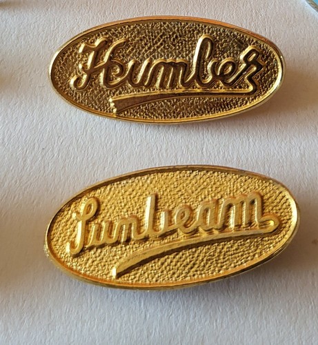 Lot x13 vintage British car enamel badges Alvis Bristol Sunbeam Humber ...