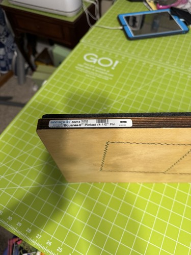 Accuquilt Studio Square - 5" Pinked Die # 50215 Charm Squares | eBay