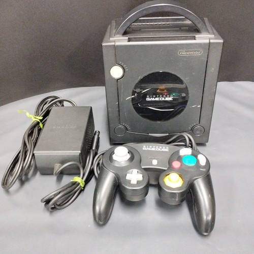 Nintendo GameCube Console Black DOL-001 NTSC-U with 2 Controllers ...