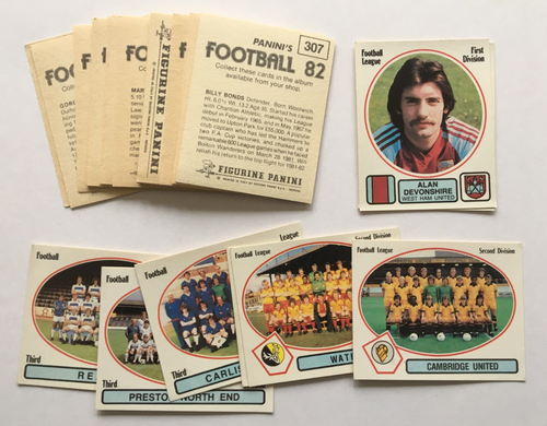 Panini Football 82 Stickers - Complete Your Collection (£1 Per Sticker ...