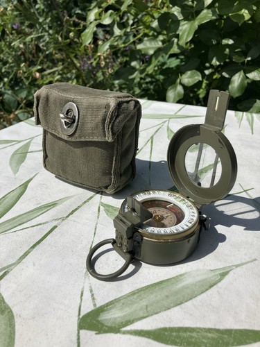 Genuine British Army Compass Stanley G150 London Degs + 58 Pat Webbing ...
