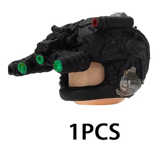 Military MOC SWAT Gas Mask Police Helmet Army Soldiers Building Blocks ...