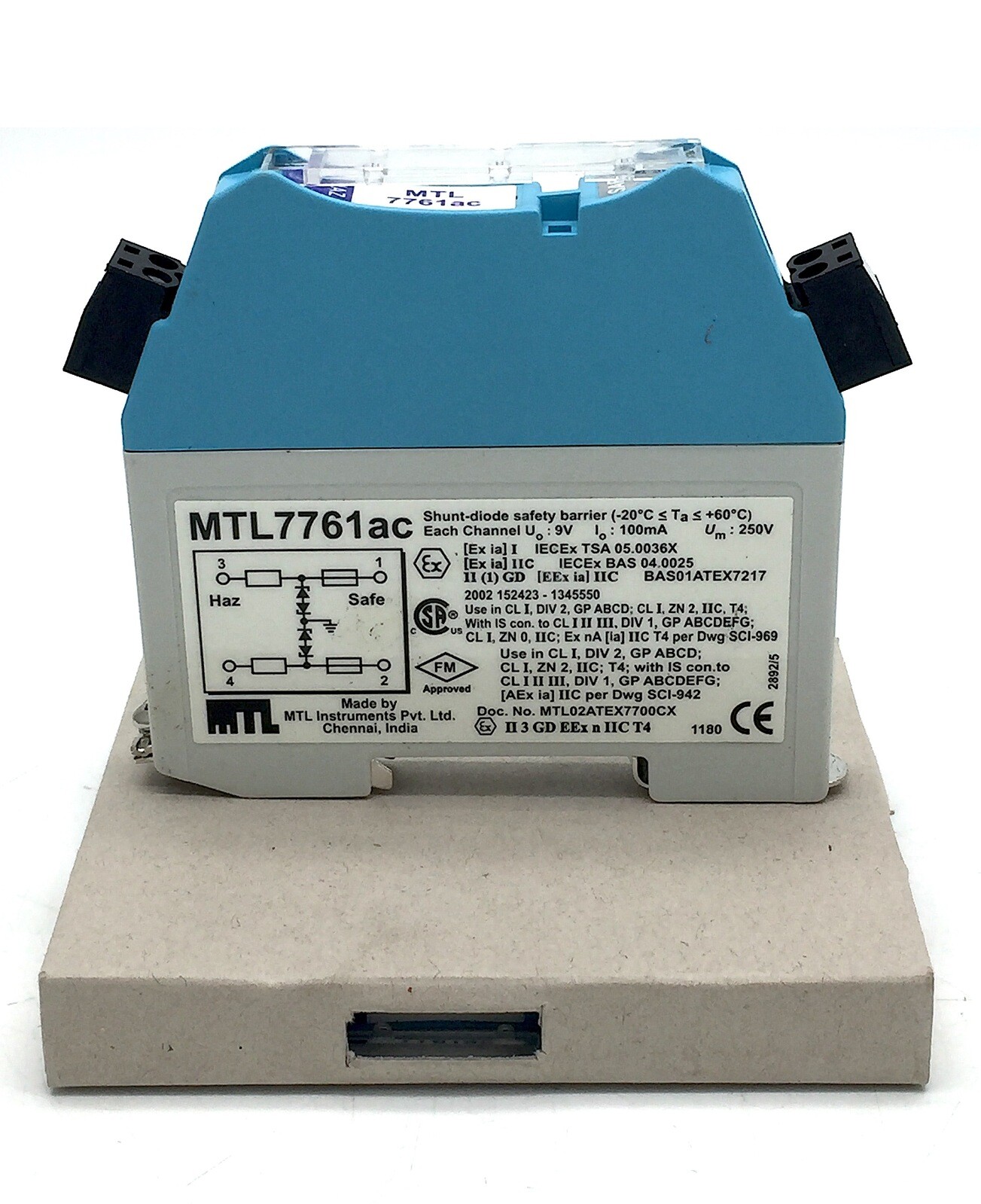 MTL Eaton MTL7761ac Shunt-Diode Safety Barrier 9V 100mA MTL7700 Series ...