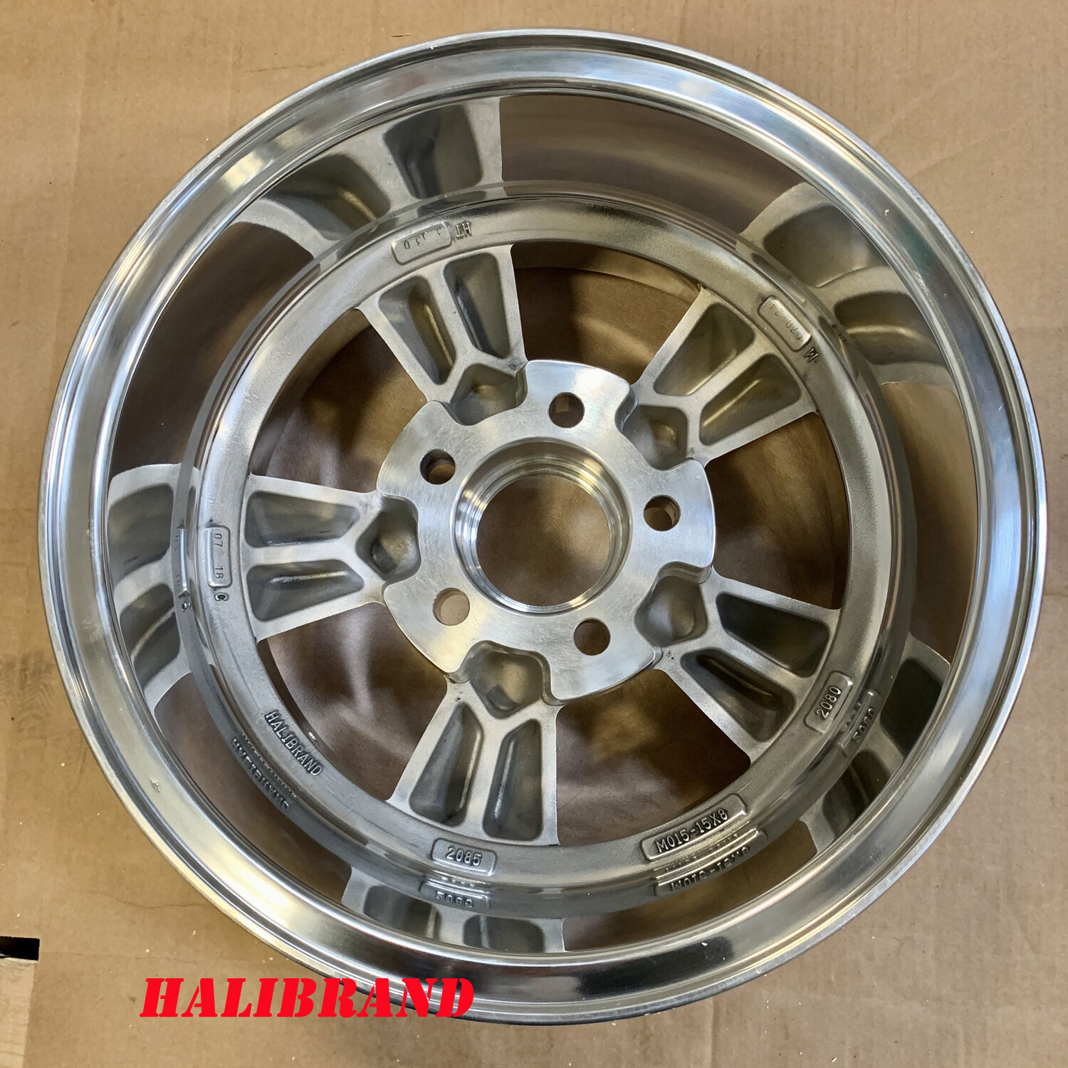 Halibrand 5 Spoke Aluminum Wheels Genuine 15” x8 5x4.5 et -22.23 (set ...