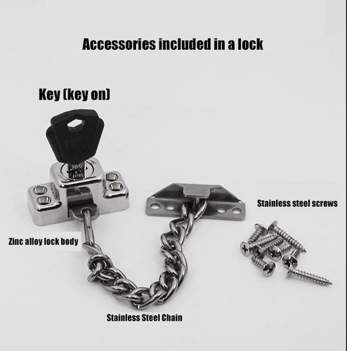 1pcs Flat window lock buckle, plastic steel window limiter, anti-theft ...