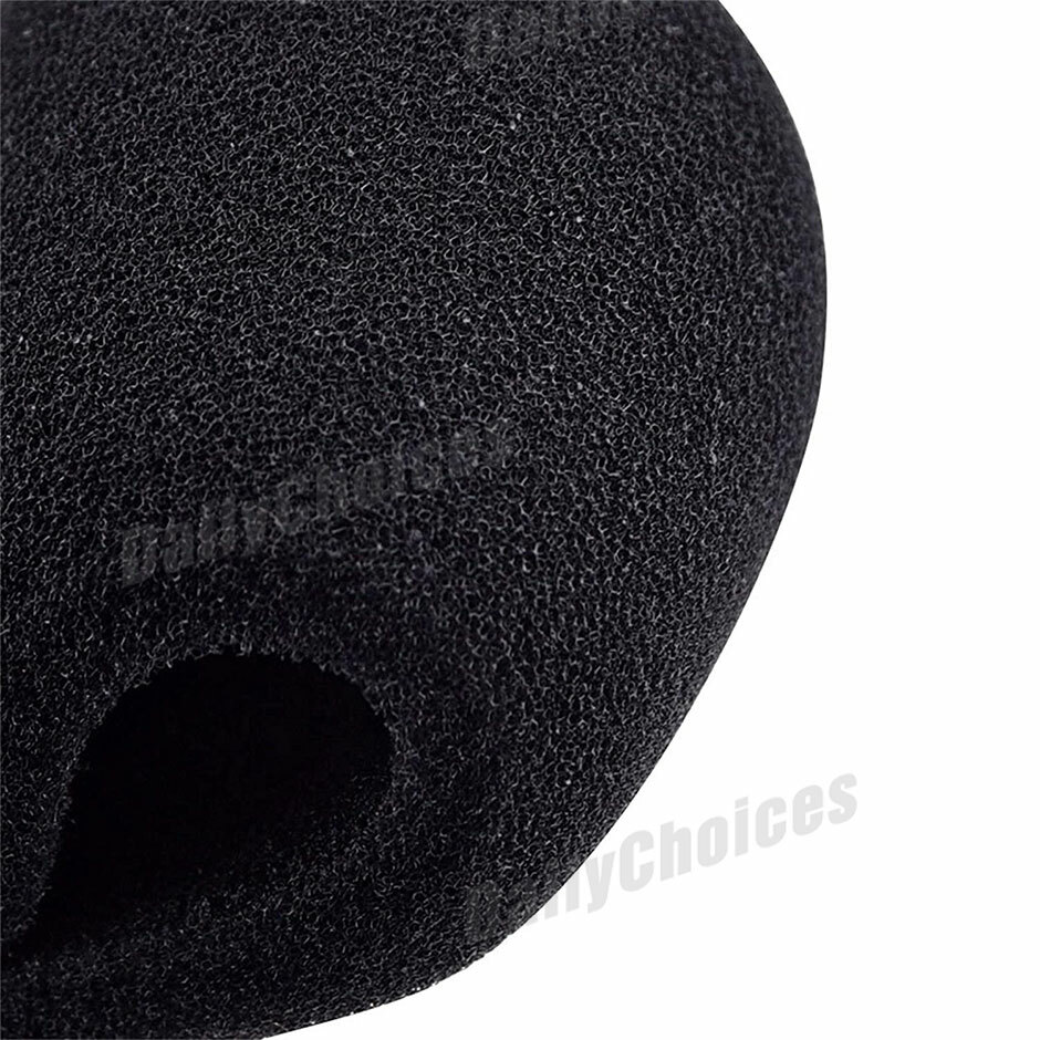 Microphone Wind Sock Foam Cover Black 50mm ID Shure Yoga Redback ...
