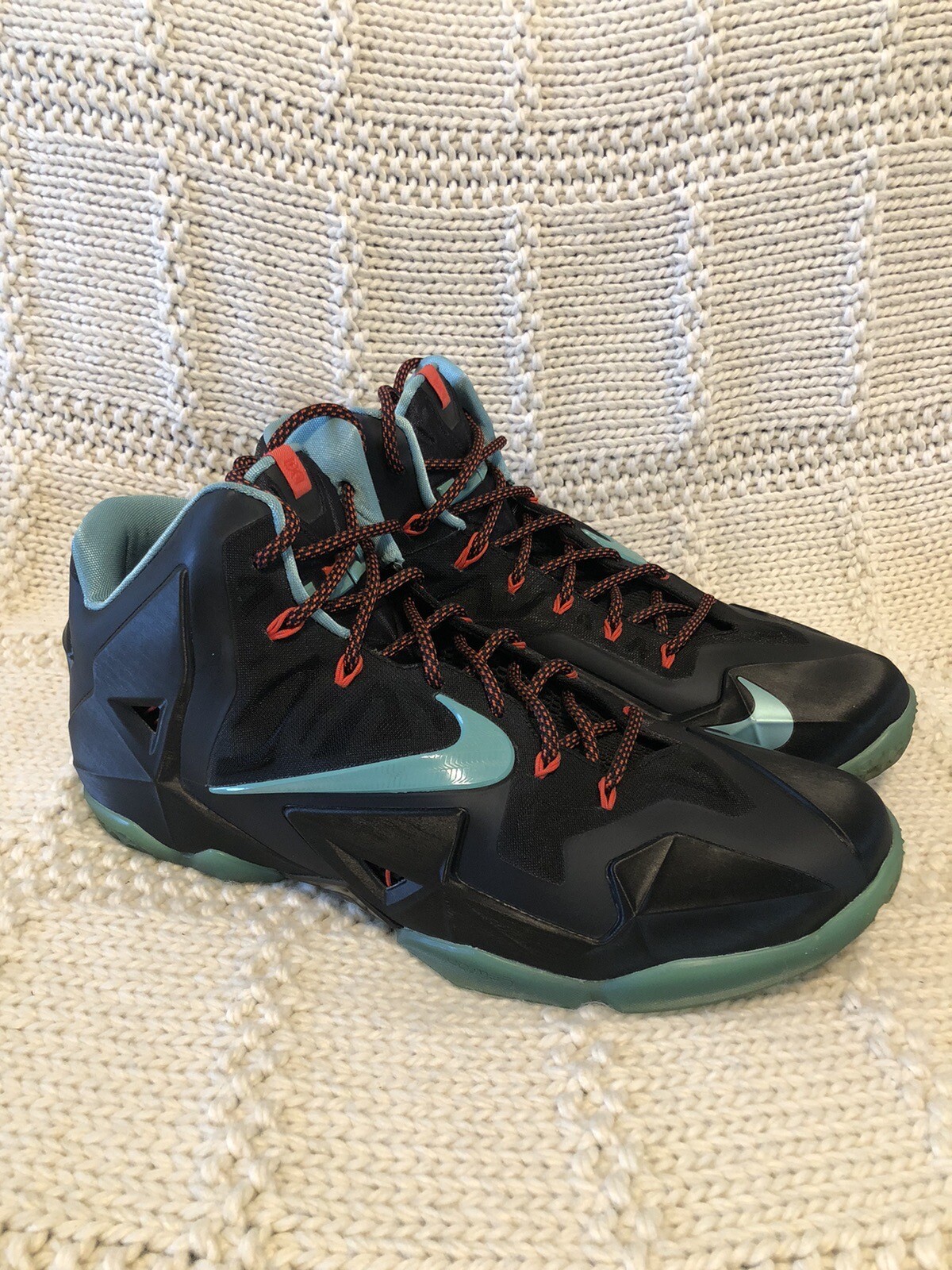 Nike Lebron James 11 Fly wire Diffused Jade 2014 6161… - Gem