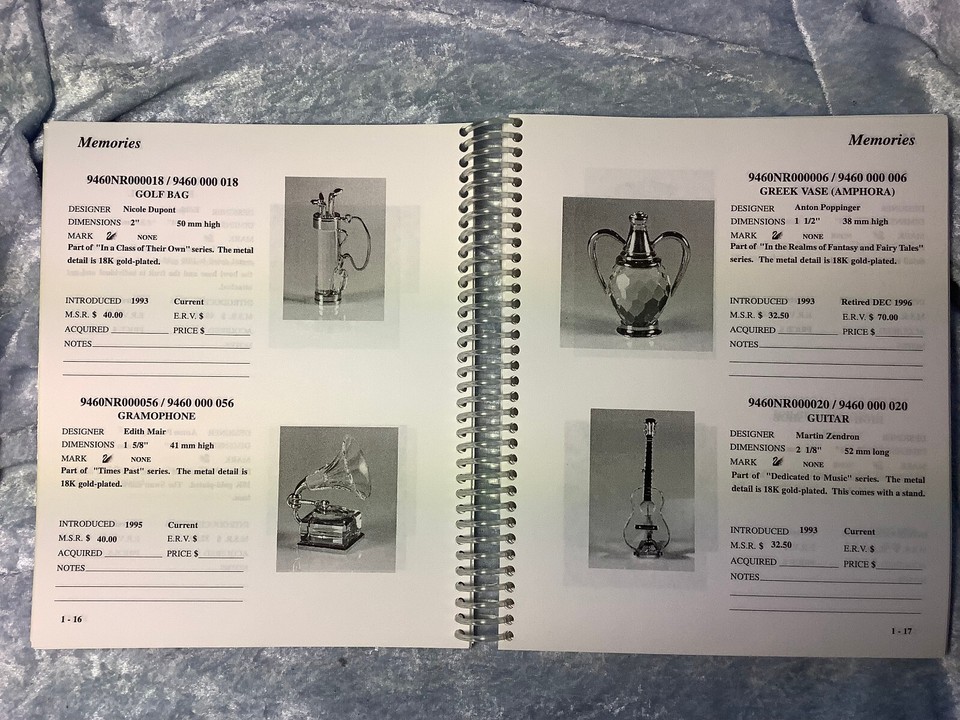 Swarovski Book Set - 1999 Warner's Blue Ribbon Books on Swarovski ...