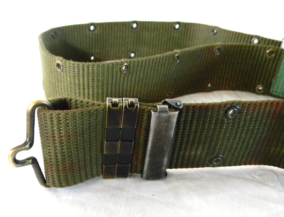 US Army Military Pistol Belt LC1 Alice Individual Equipment OD Green | eBay