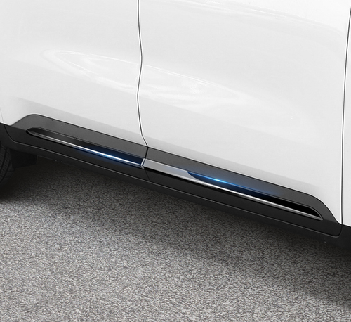 For Kia Carnival 2022-2023 Gloss Black Side Door Body Guard Molding ...