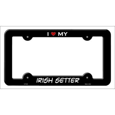 Irish Setter Novelty Metal License Plate Frame LPF-250 | eBay
