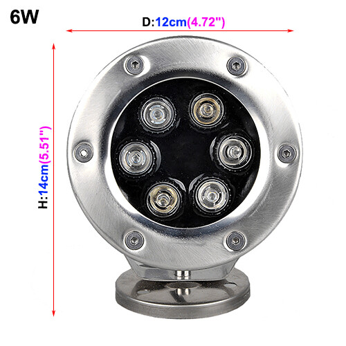 Outdoor LED Submersible Light Underwater Lamp Waterproof 12V Aquarium ...