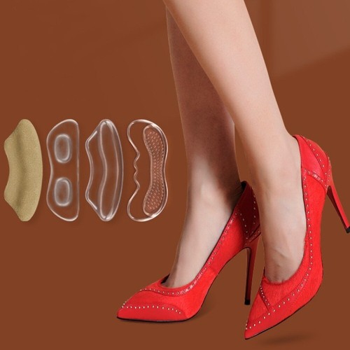 2pcs Feet Care Gel Heel Patch Non Slip Back Heel Protector Sticker High ...