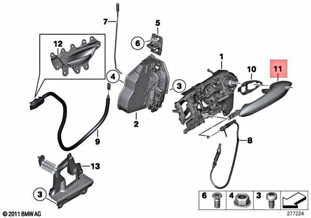 BMW 51217276243 Genuine OEM Handle Outside for sale online | eBay