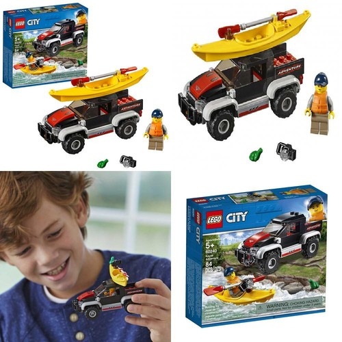 LEGO City Great Vehicles Kayak Adventure 60240 Building Kit, 2019 (84 ...
