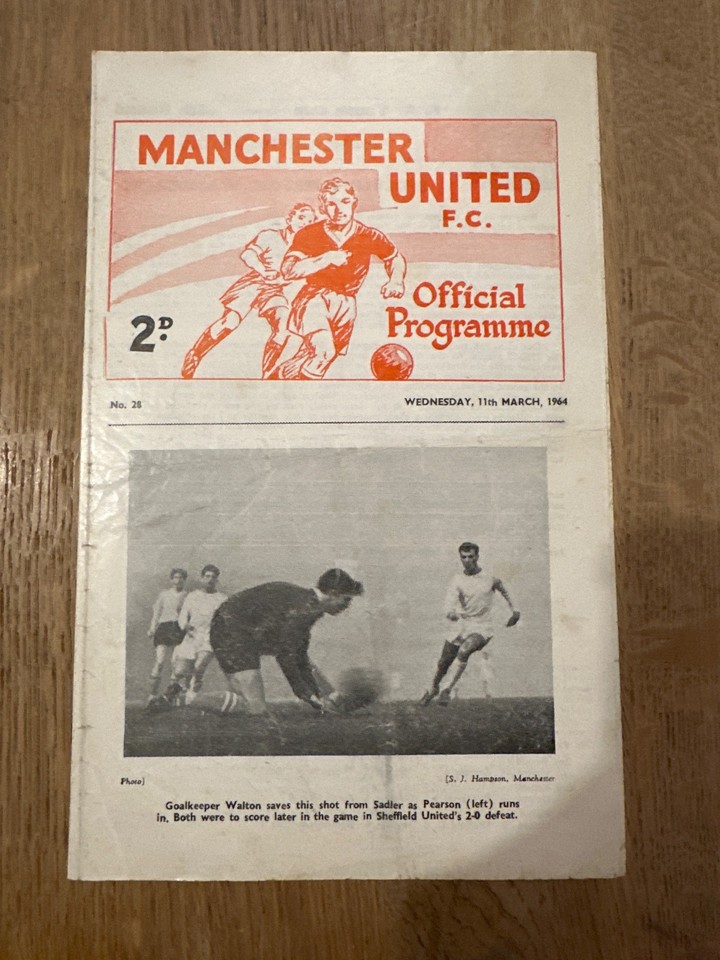 Manchester United FA Youth Cup 1960s X12 Football Programmes | eBay UK
