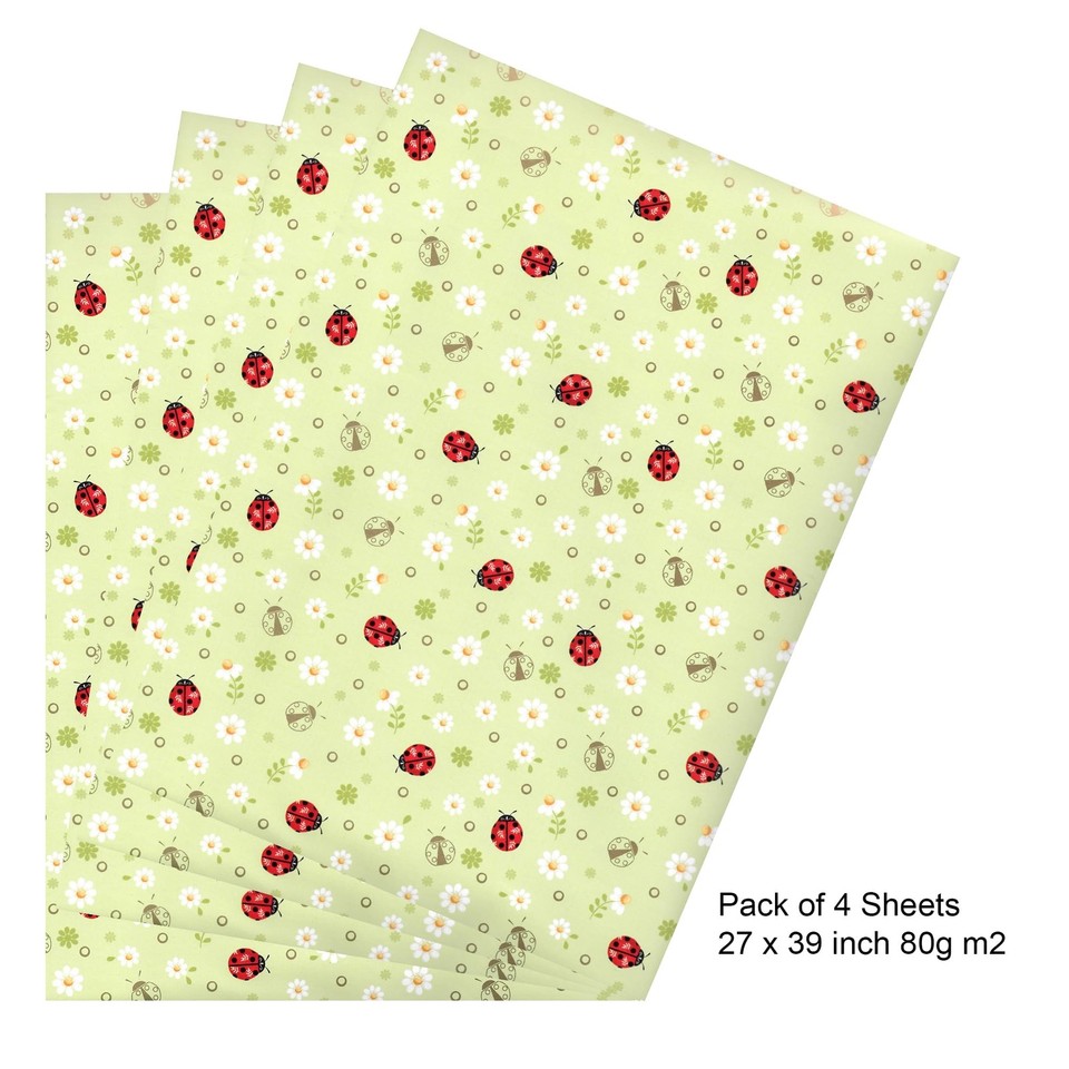 premium wrapping paper FSC paper set of 4 sheets size 34 x 25 inch for ...