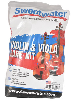 Sweetwater Violin/Viola Care Kit Music Instrument Pro Audio Set VCK ...