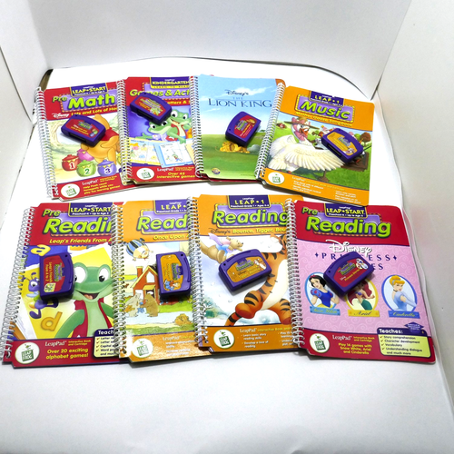 Lot of 8 Leap Frog Leap Books Interactive Books and Tapes Plus LeapPad ...