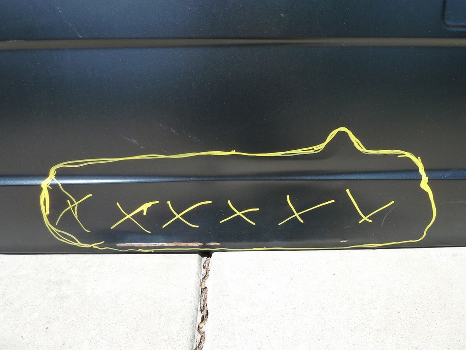 Damaged 09-16 Mercedes W463 G550 G-Class Wagon REAR DOOR SHELL Tail ...