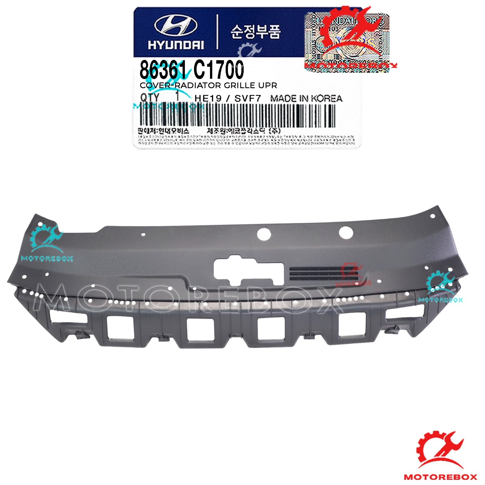 GENUINE Guard Radiator Grille Upper Cover for 18-19 Hyundai Sonata ...