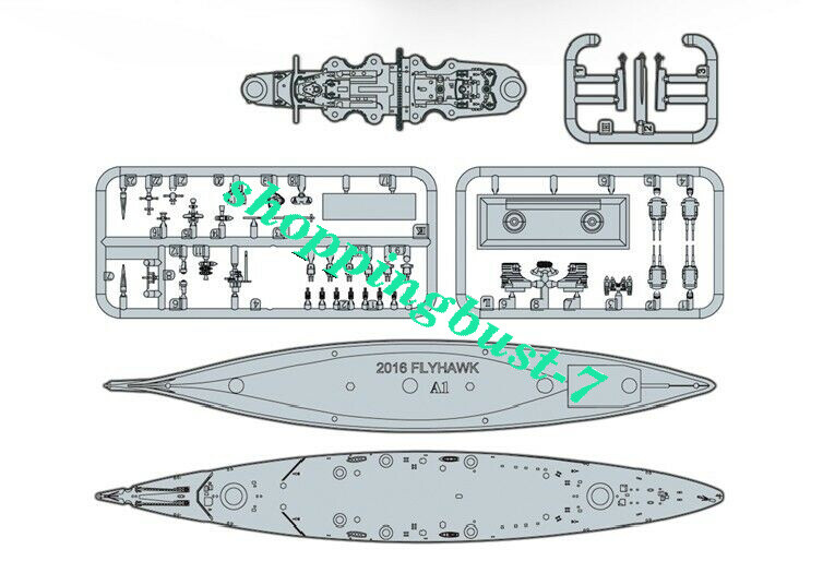 Flyhawk 9001 1/2000 German Battleship Bismarck top quality | eBay