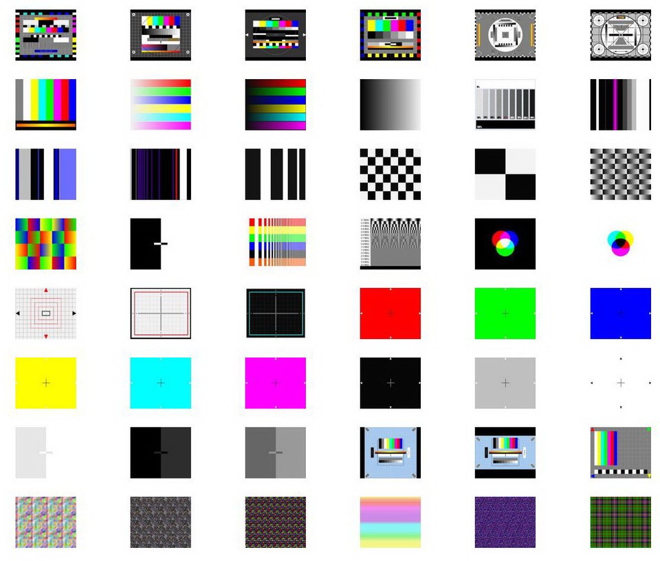 US TV Test Card / Video Pattern Generator & Test Tones DVD: PAL, NTSC ...