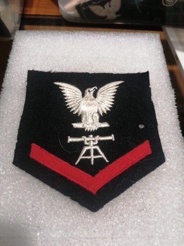 PATCH armee us NAVY THIRD CLASS SPÉCIALITÉ FIRE CONTROLMAN 44 ww2 ...