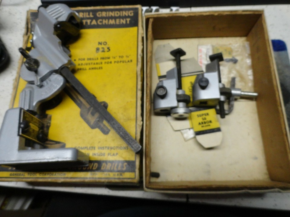 Vintage Drill Grinding Attachment Machinist General Tool Corporation No ...