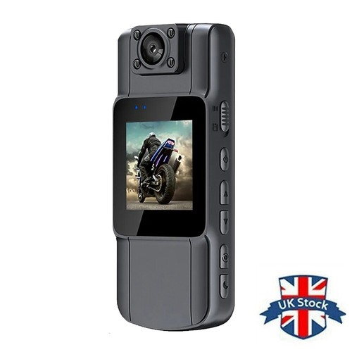 Portable Police Body Camera 4K Pocket Video Audio Recorder Night Vision ...