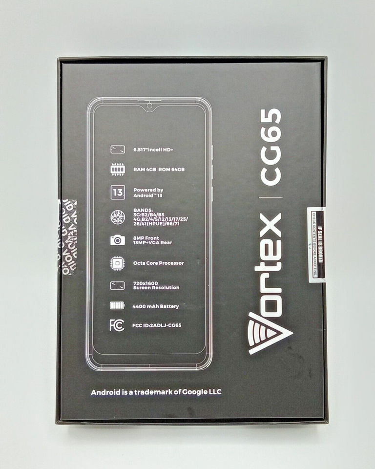 NEW Vortex CG65 Android 13 Smartphone 64GB | eBay