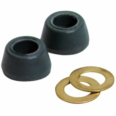 (1)-Do it 1/2 In. or 7/16 In. Black Cone Faucet Washer For Basin Supply ...