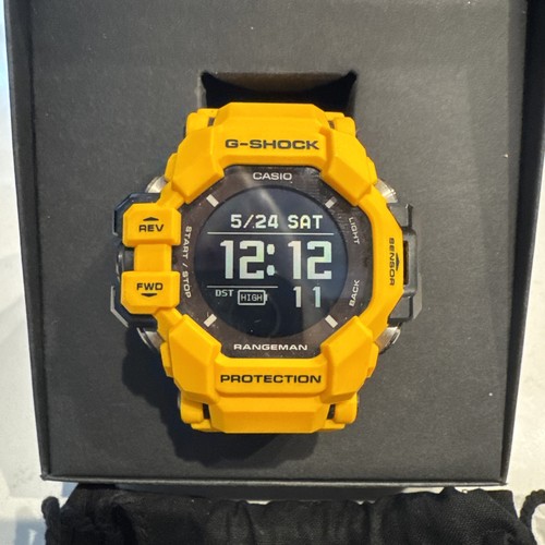 CASIO G-SHOCK MASTER OF G Rangeman GPR-H1000-9JR Yellow with Box | eBay