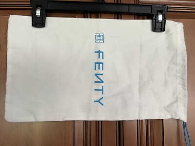 Genuine FENTY Beige Blue Dust Bag Drawstring Shoes Storage 9”x15” New ...