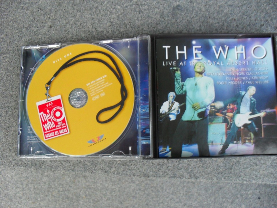 THE WHO 3-CD SET " THE WHO LIVE AT ROYAL ALBERT HALL " 2003 STEAMHAMMER ...