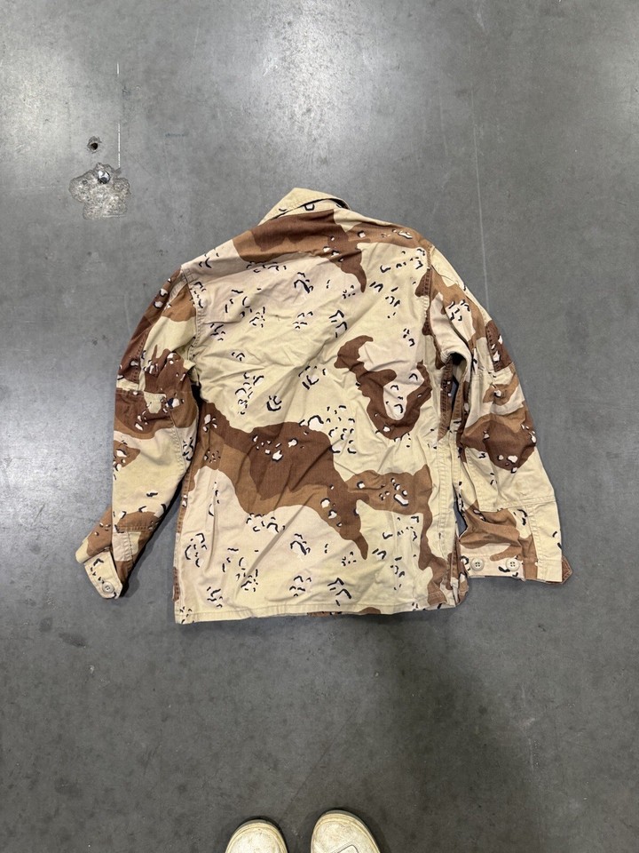 New US Military Desert Storm Desert Chocolate Chip Camo BDU Shirt Small ...