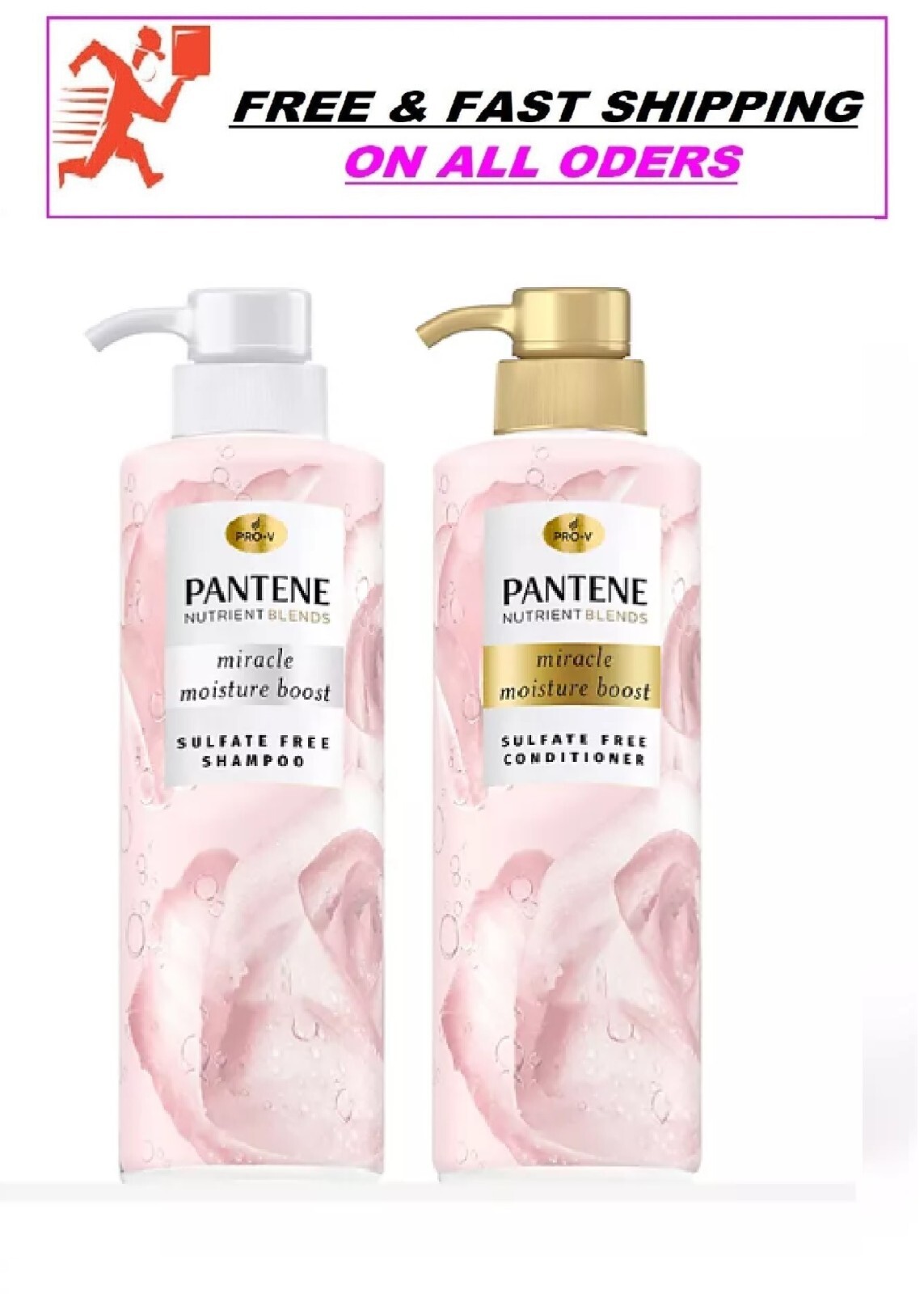 Pantene Pro-V Rosewater Shampoo + Conditioner (17.9 fl. oz., 2 pk.) | eBay