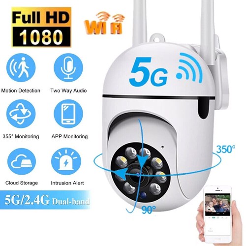 1080P IP Camera Wireless 5G WIFI Outdoor CCTV HD PTZ Smart Home ...