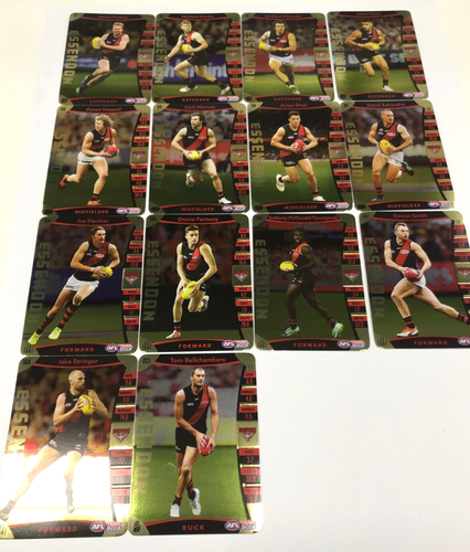 2019 AFL TEAMCOACH TRADING CARD GOLD PARALLEL CARD FULL TEAM SET ...